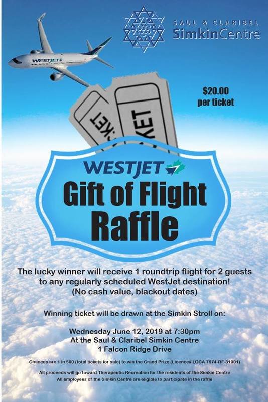 WestJet - Gift of Flight Raffle: Causes, Gift - | Events calendar of ...